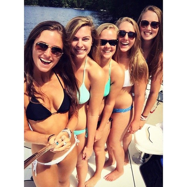 Bikinis on the boat | Scrolller