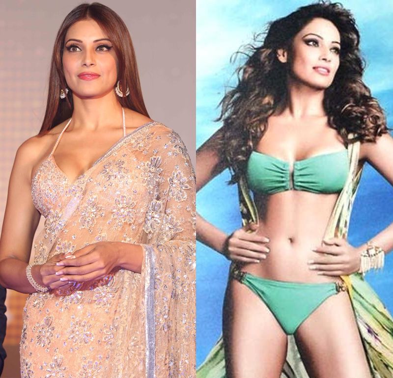 Bipasha Basu - saree VS bikini - Hot Indian actress. | Scrolller