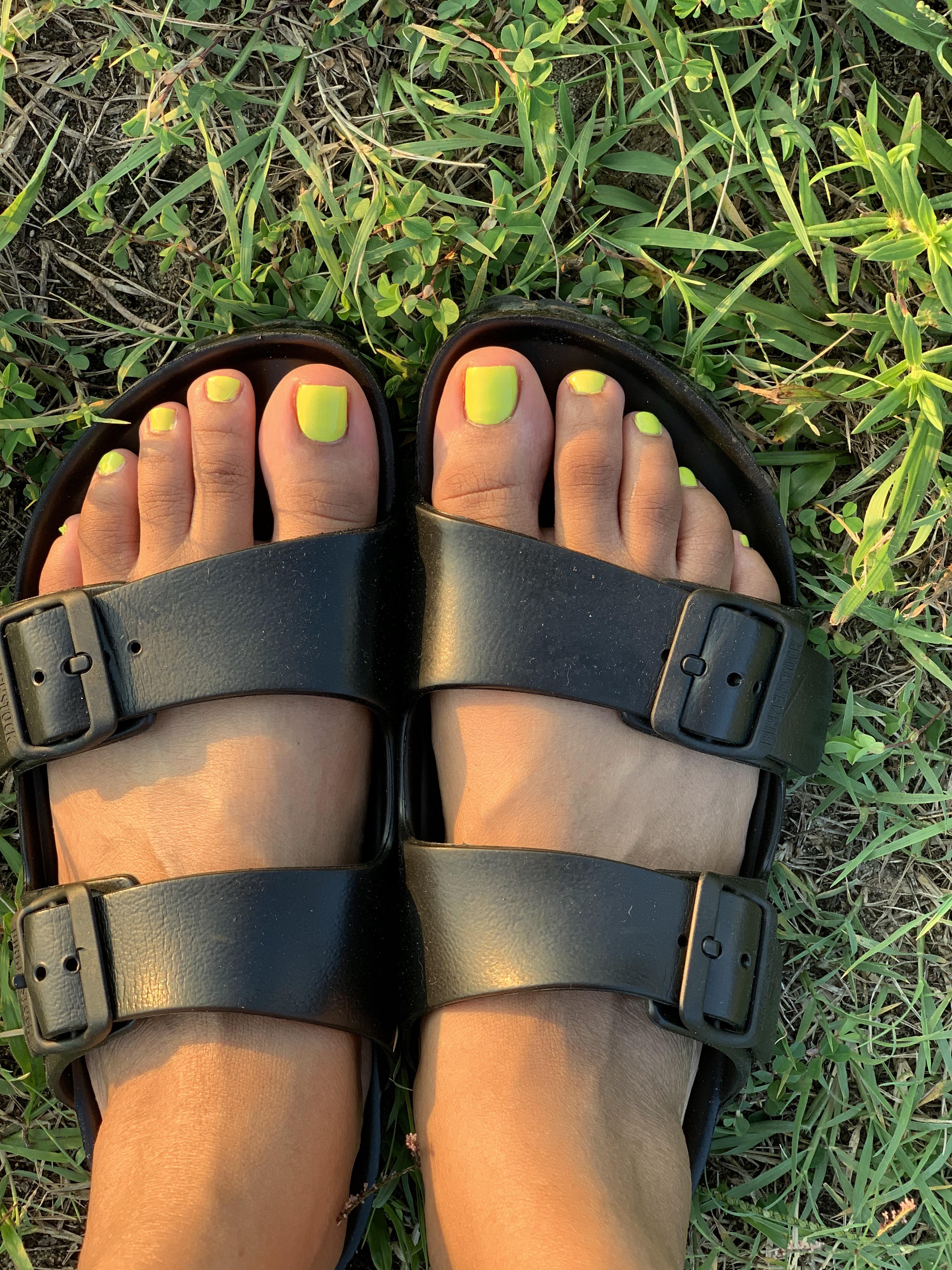 Birkens with neon lights | Scrolller