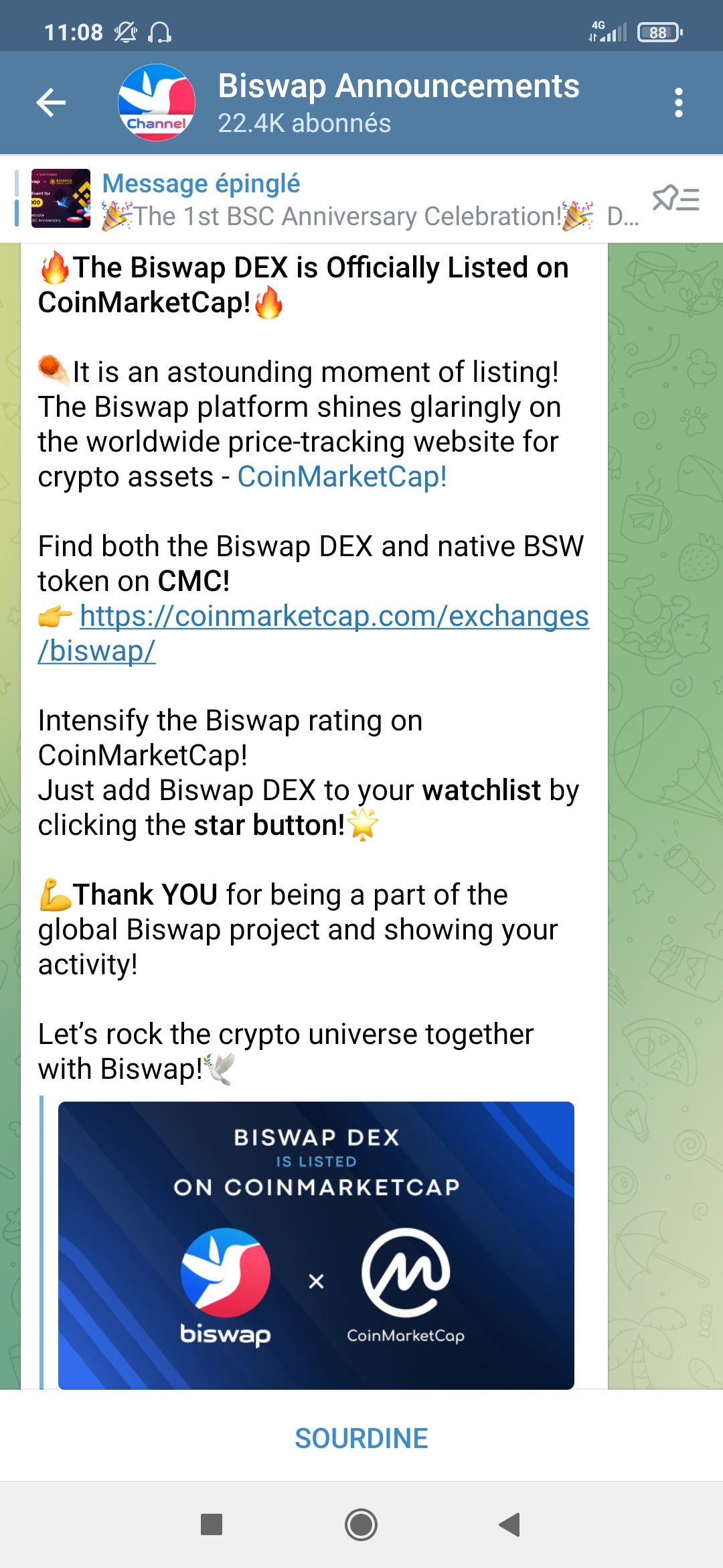 Biswap DEX listed officially on CMC | Scrolller