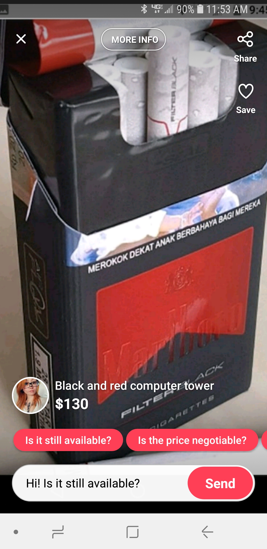 Black and red computer tower! ?? Oh letgo! | Scrolller