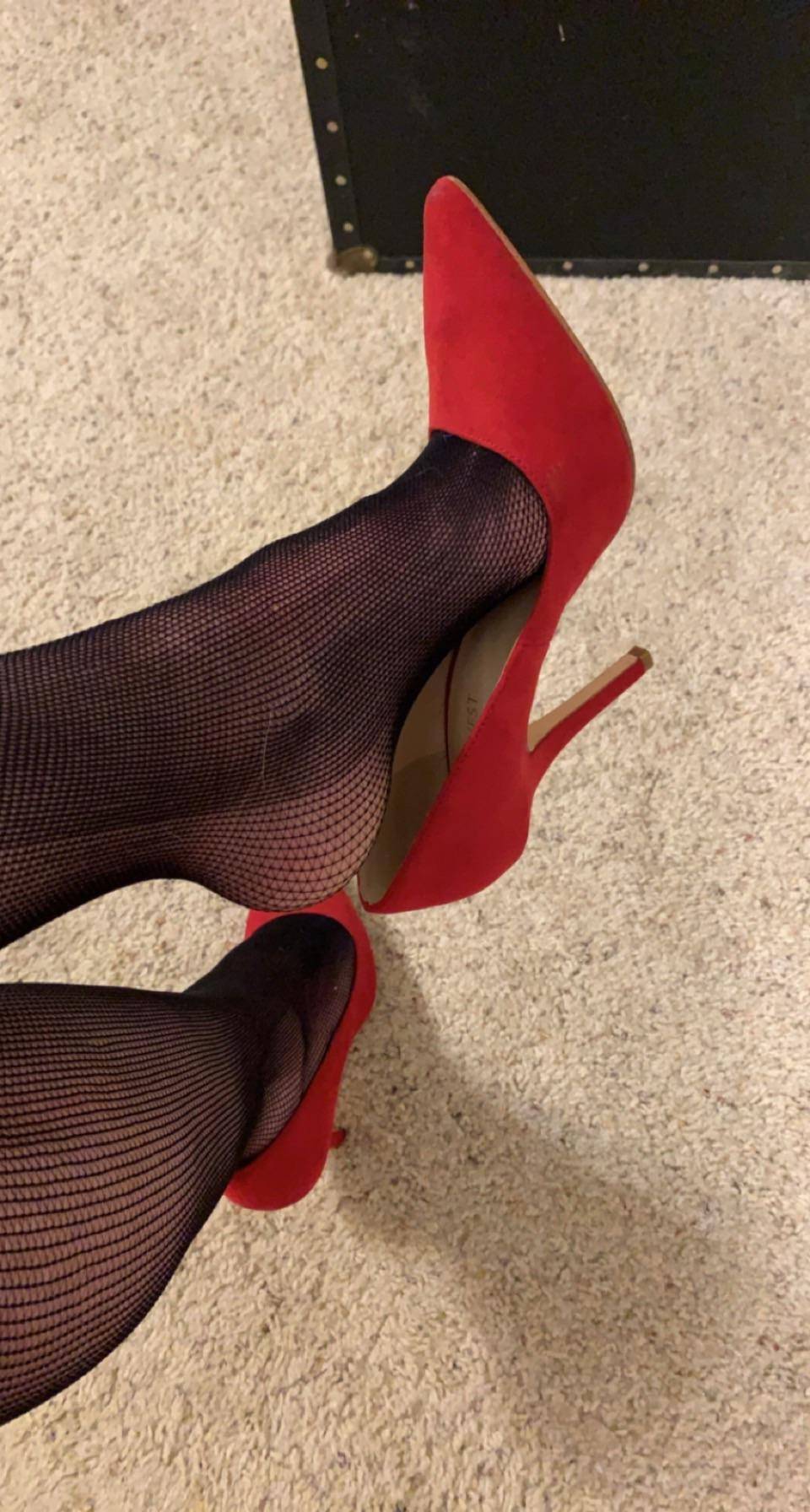 Black nylons and Red heels go together so well. | Scrolller