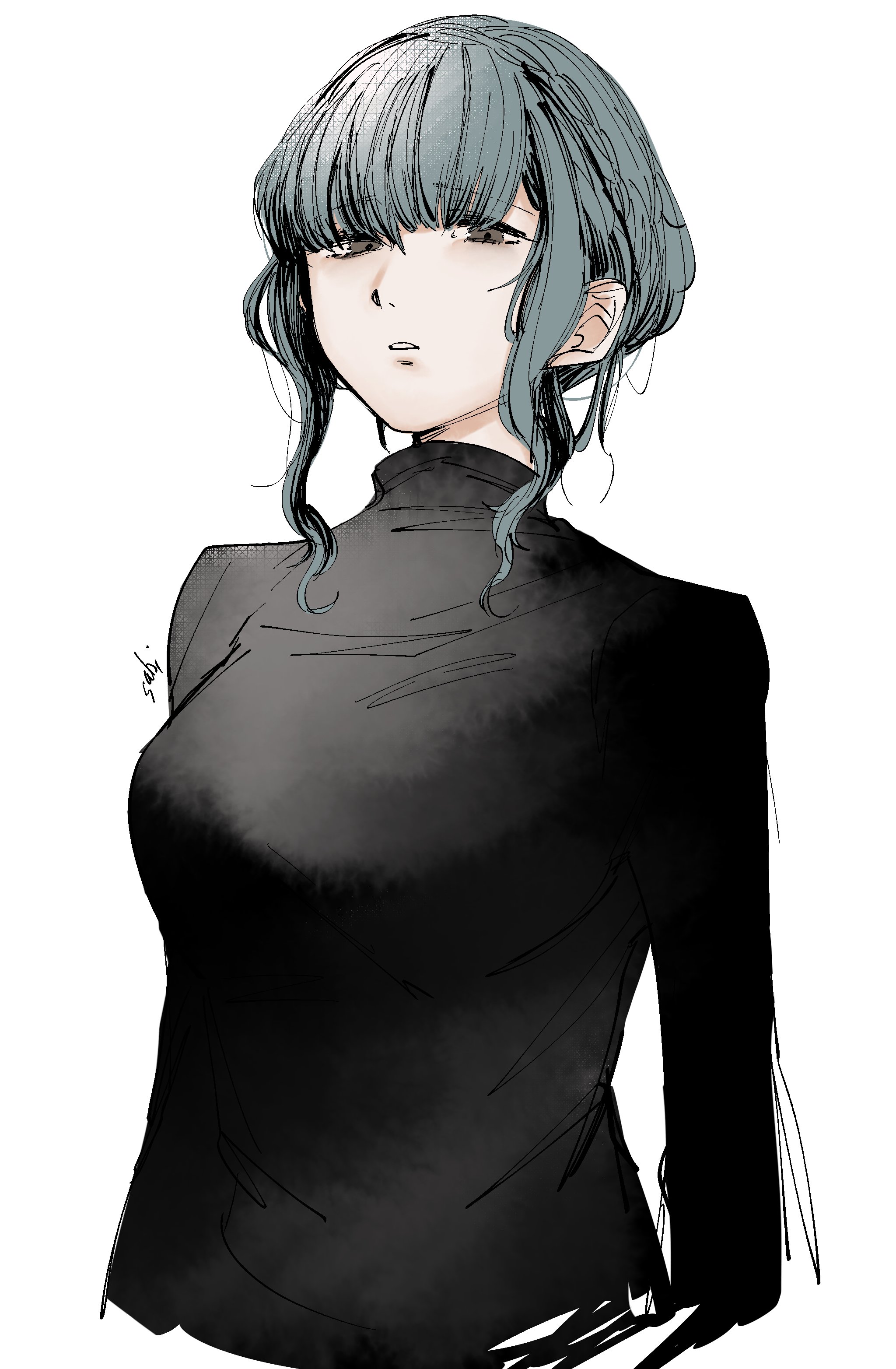 Black turtleneck (enishidan) | Scrolller