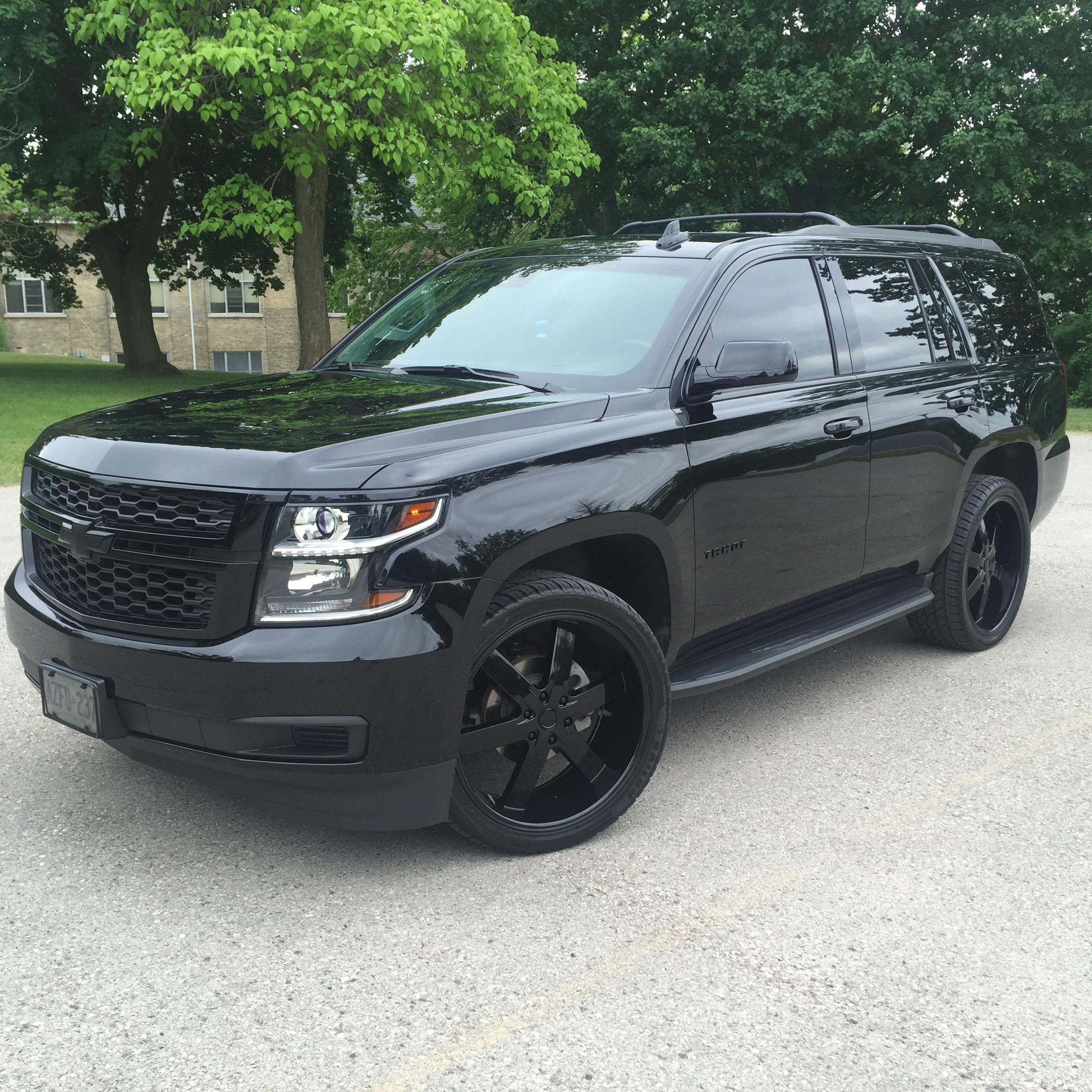 Blacked out all the chrome on my 17 Tahoe | Scrolller