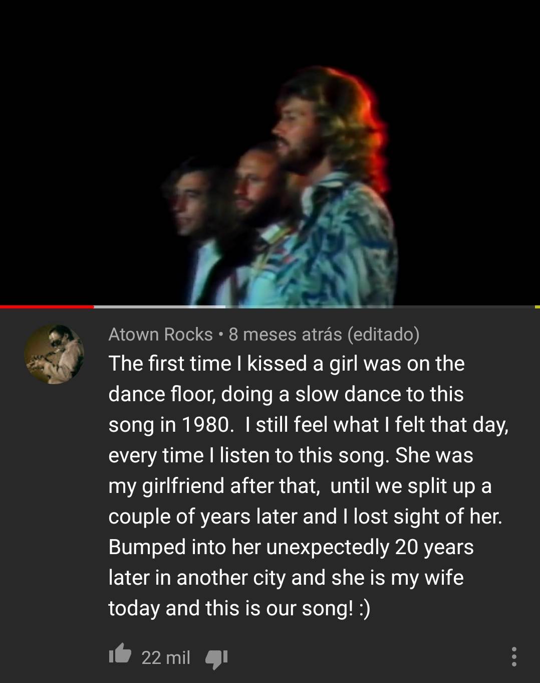 blessed_nostalgia song: How Deep is Your Love - Bee Gees | Scrolller