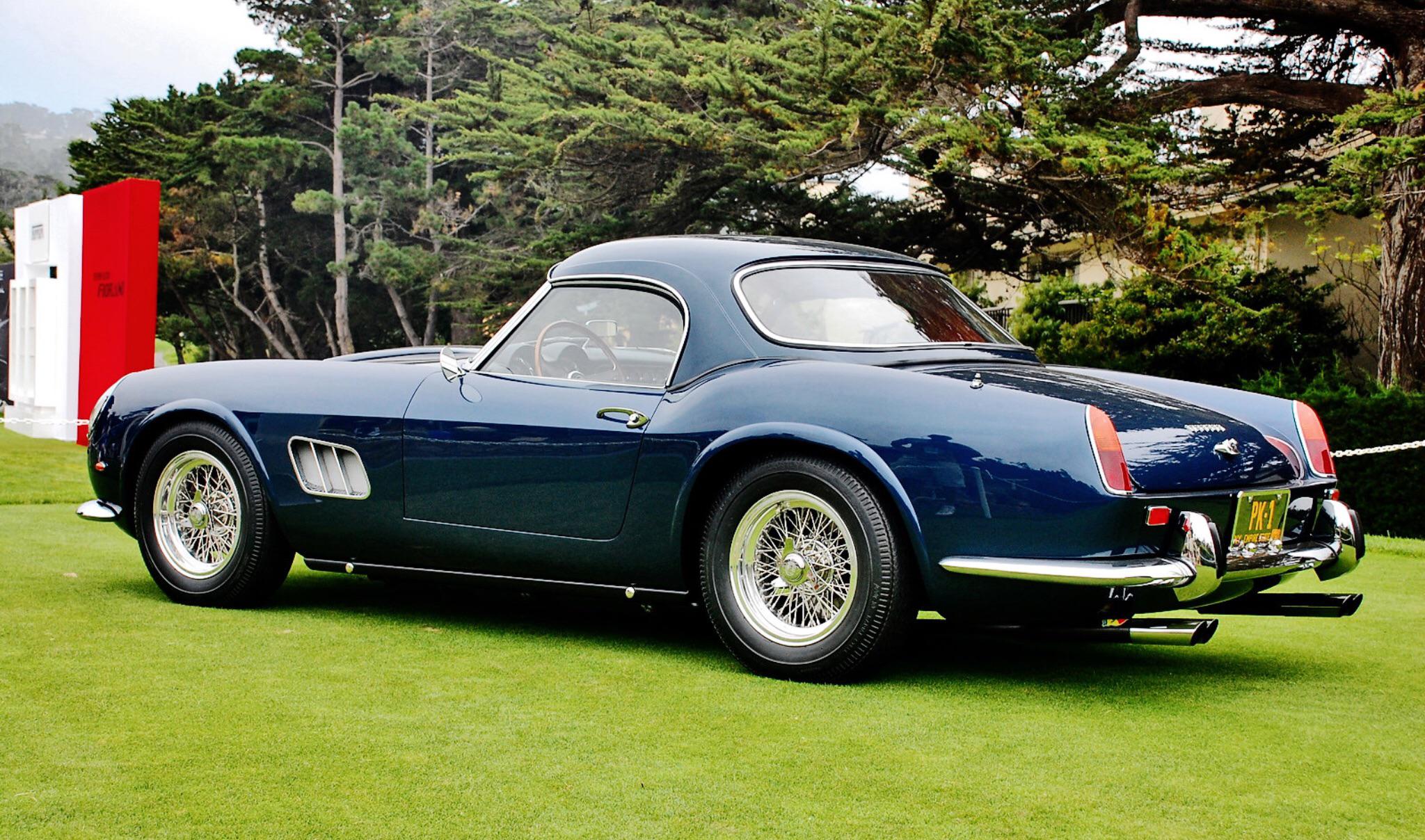Blue Ferrari 250 GT California at Pebble Beach | Scrolller