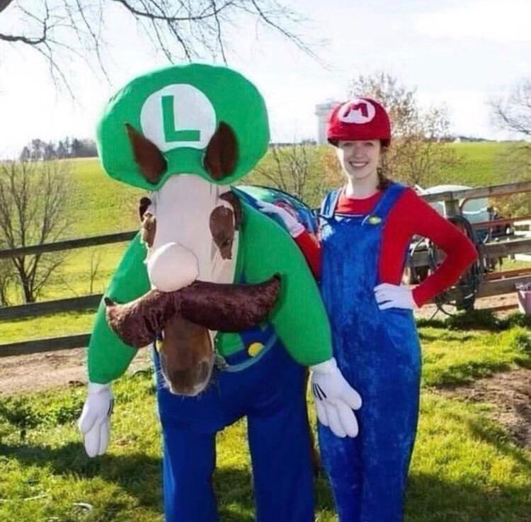 blursed horse luigi | Scrolller