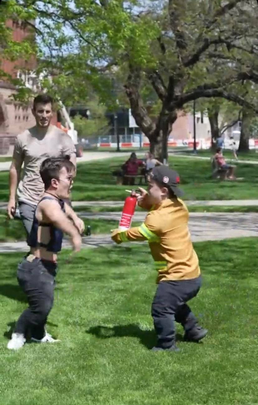 Blursed little people fight | Scrolller