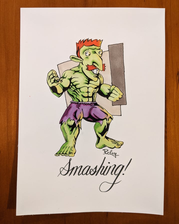 Blursed mashup: Nigel Thornberry/Hulk | Scrolller