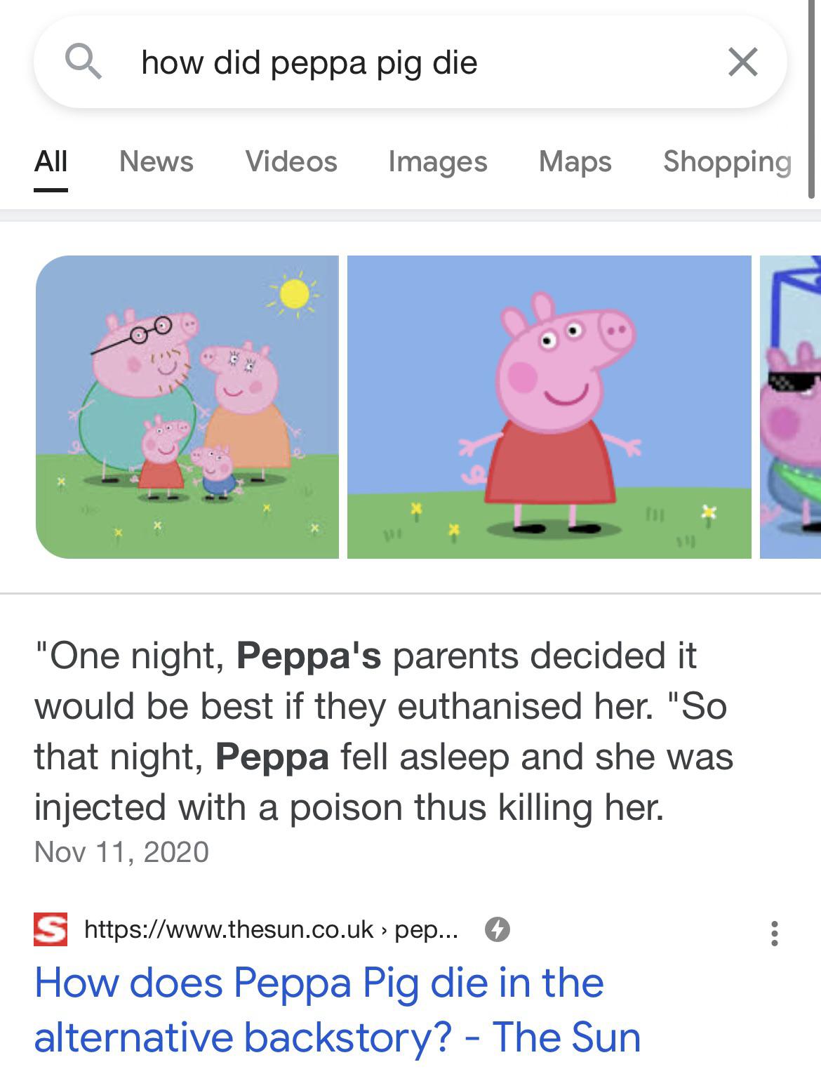 Blursed Peppa | Scrolller