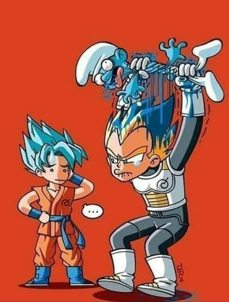 Blursed_Super_Saiyan_Blue_Transformation | Scrolller