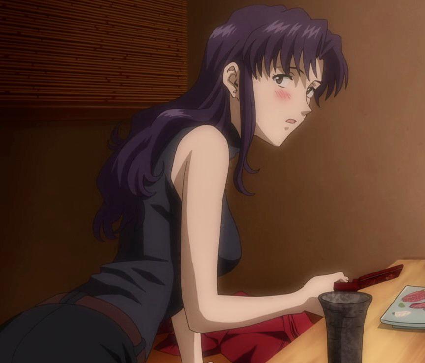 Blushing Misato | Scrolller