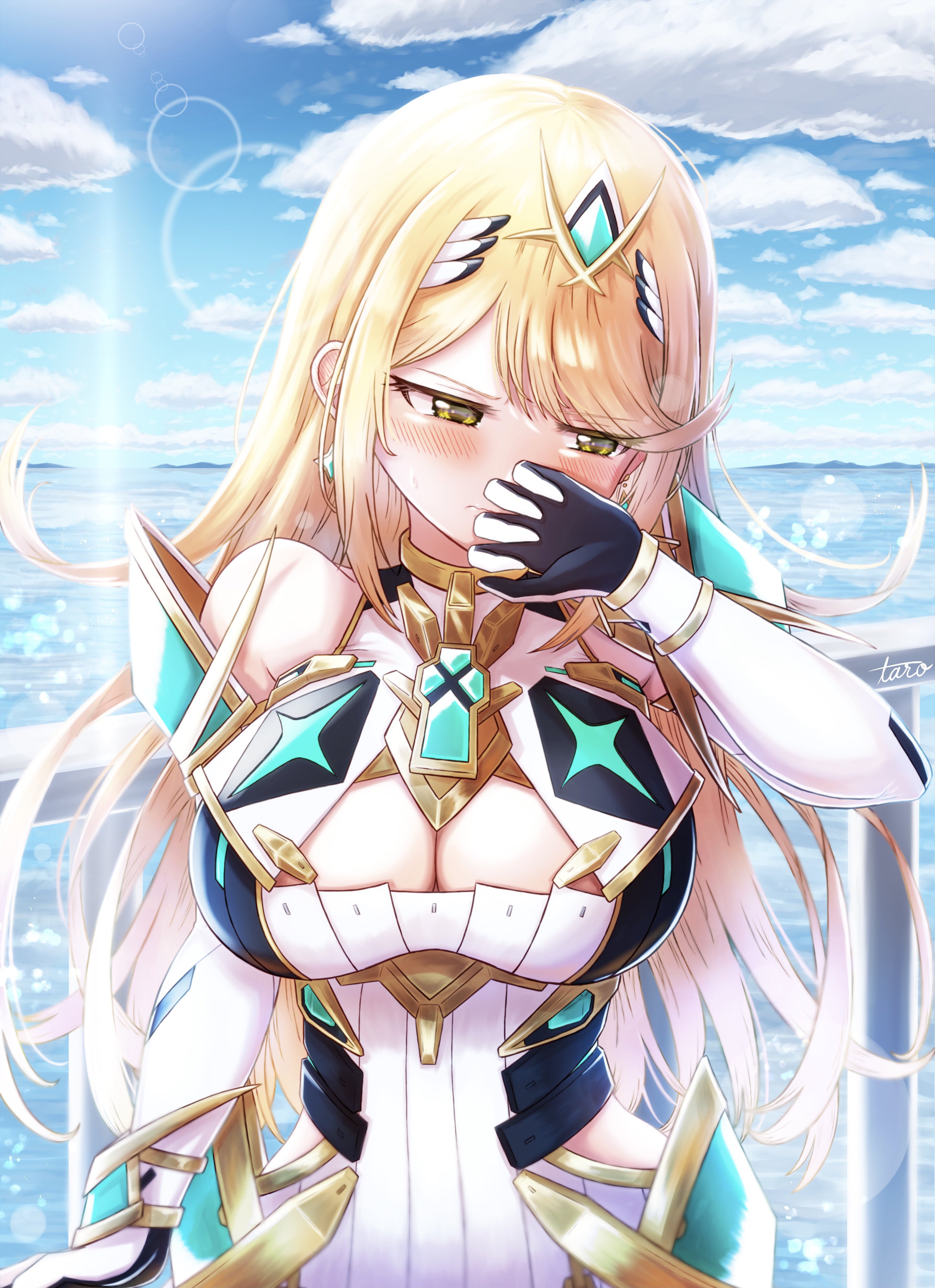 Blushing Mythra | Scrolller
