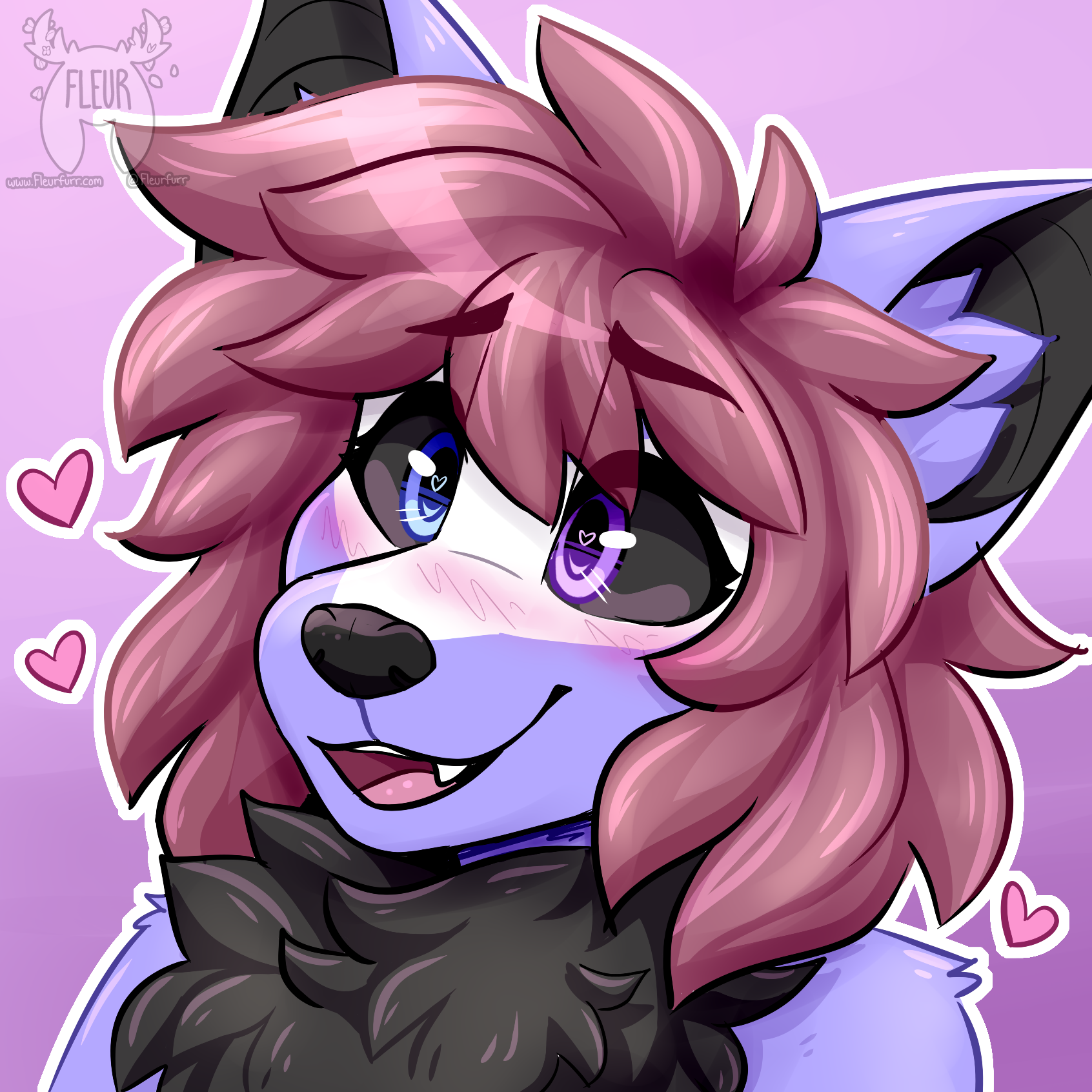 Blushy bat (Art by me: @Fleurfurr) | Scrolller