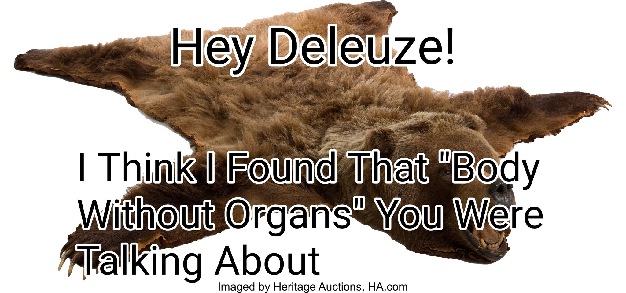 Body without organs bottom text | Scrolller