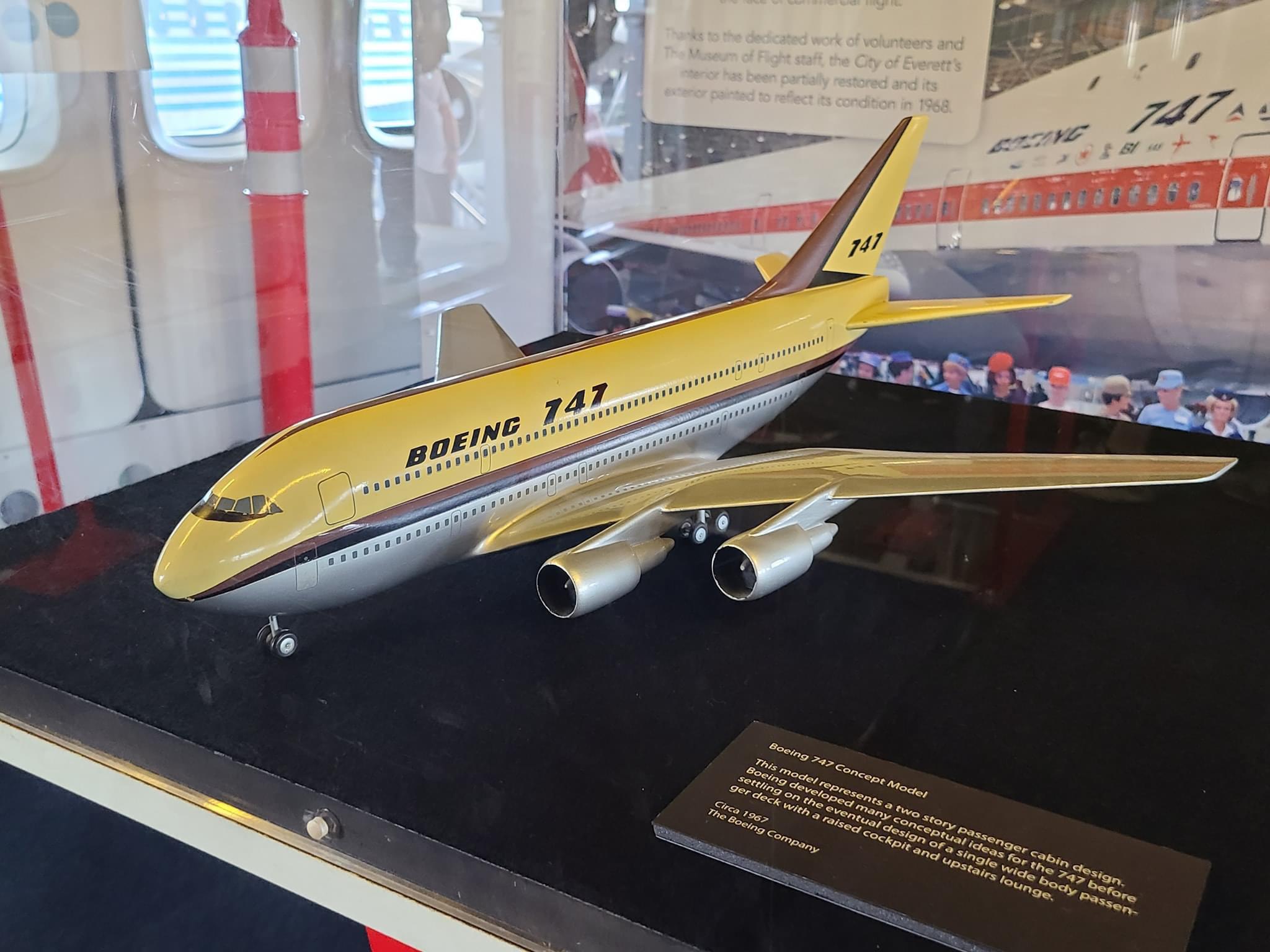 Boeing 747 concept model | Scrolller