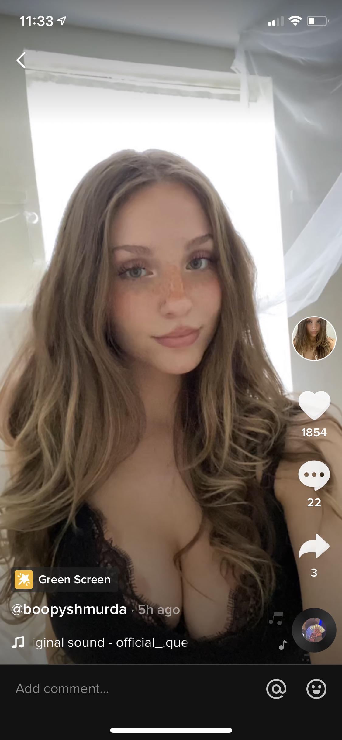 Boopyshmurda. She looks good all done up! Looks like a little bit of the areola showing😍😍😈💦 ...