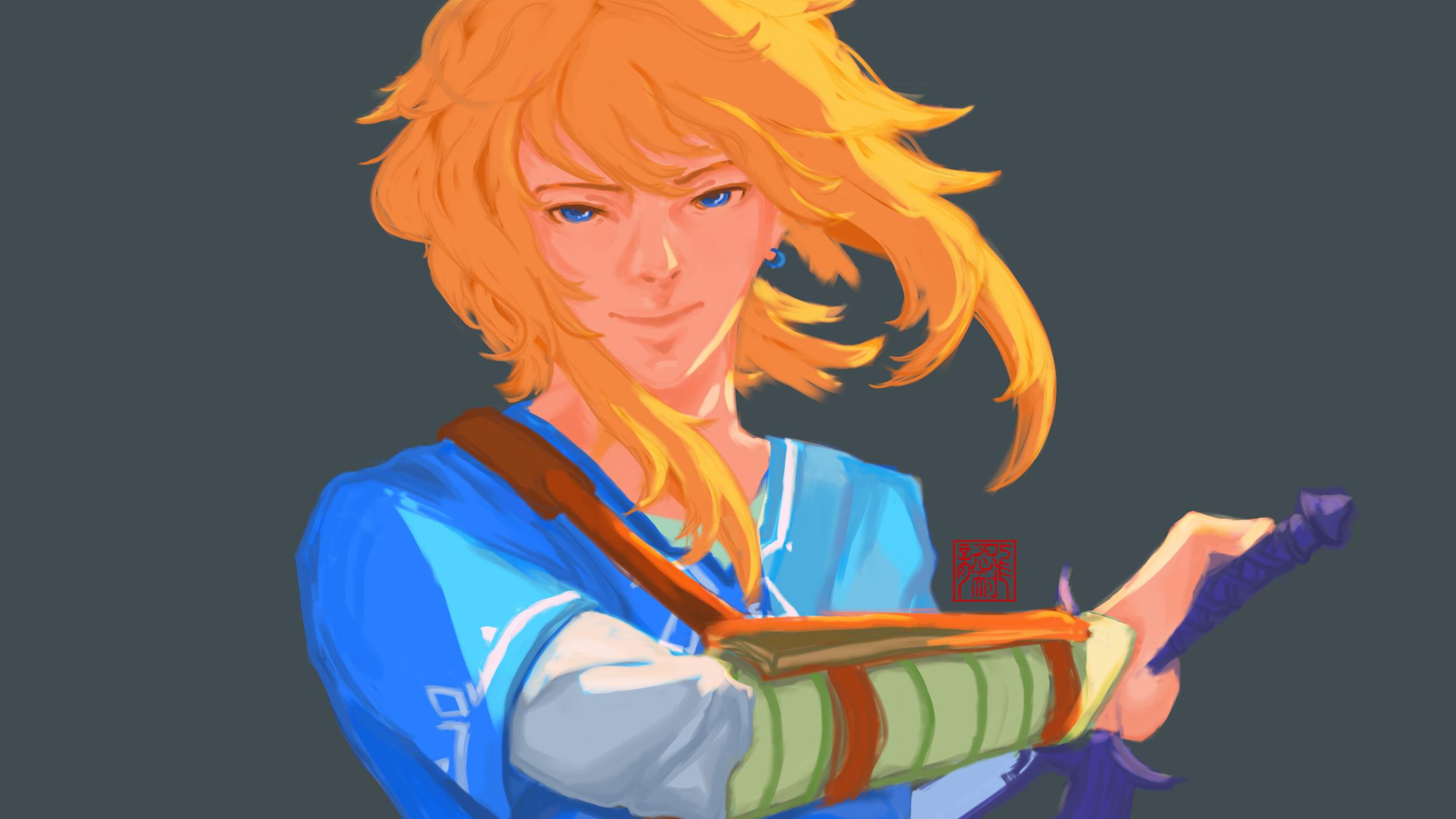 [BoTW] Here's Link and the Master Sword, ready to collect 900 kor-- I mean gather divine beasts ...