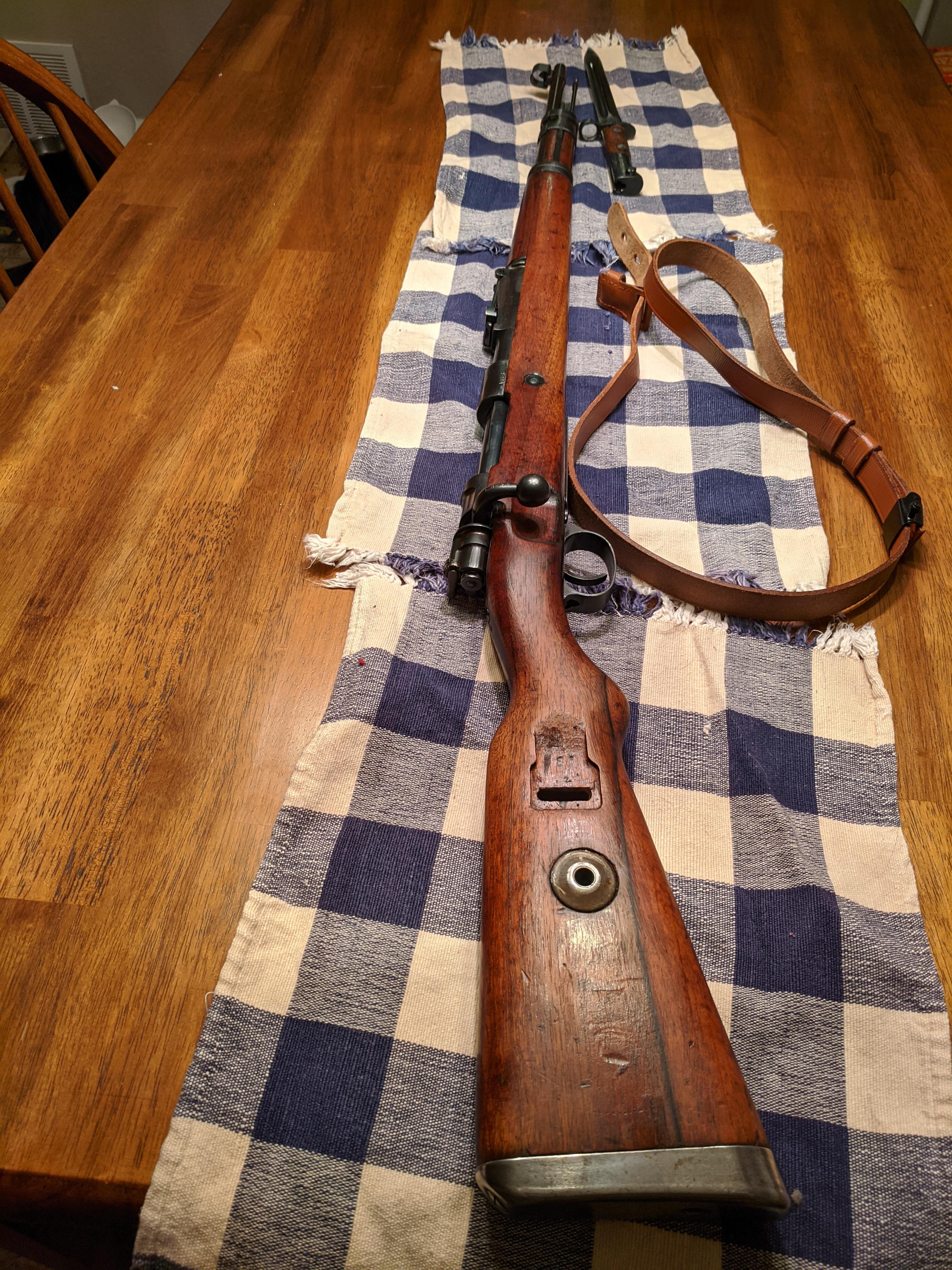 Bought my first Mauser (yugo captured). Always wanted a WWII surplus rifle and this was what my ...