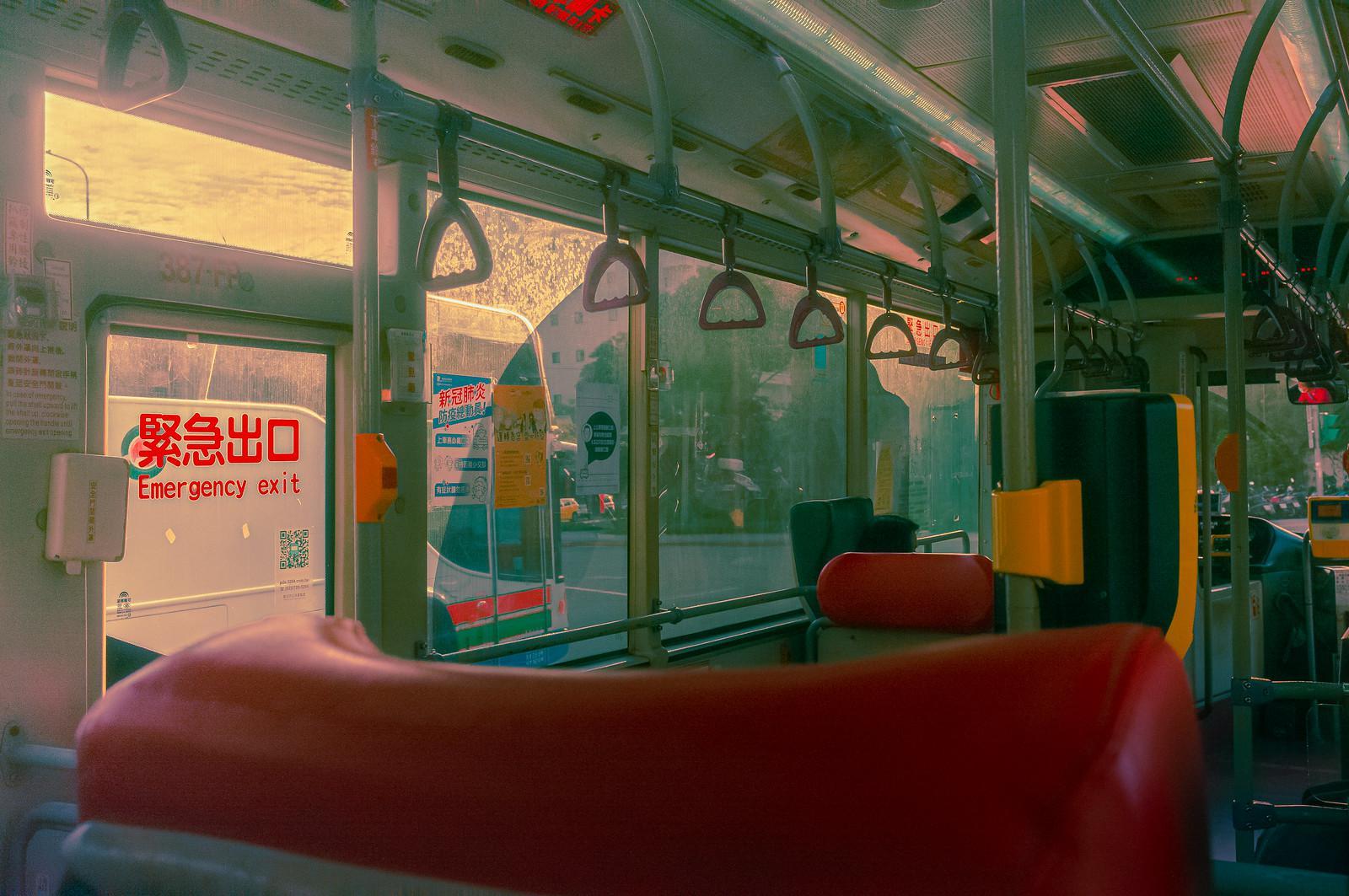 Bouncing light in the first morning bus. | Scrolller