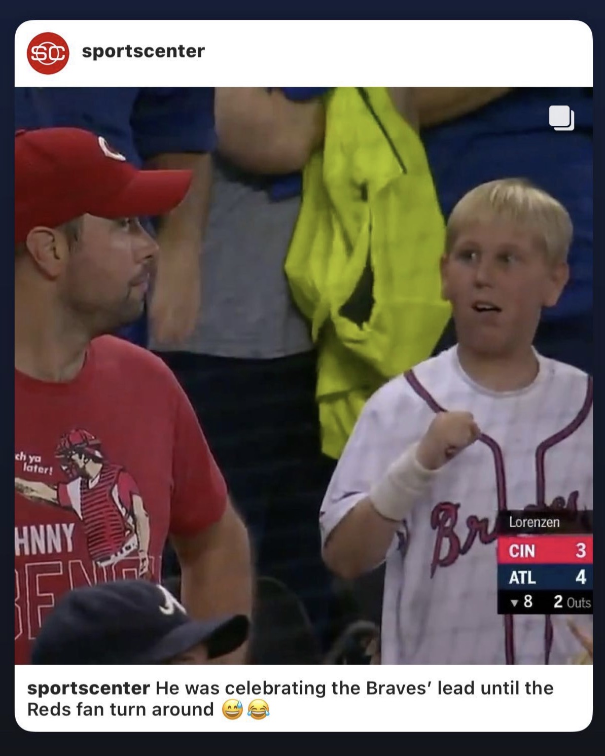 Braves Fan Scrolller