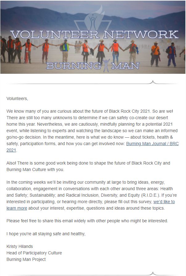 "BRC 2021 and the road ahead" | Scrolller