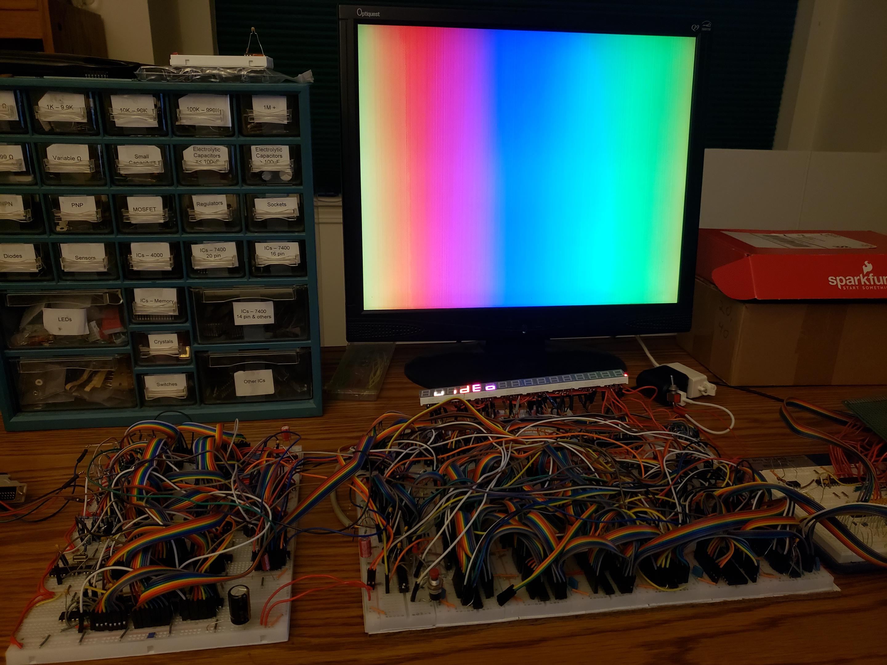 Breadboard Video Card progress | Scrolller