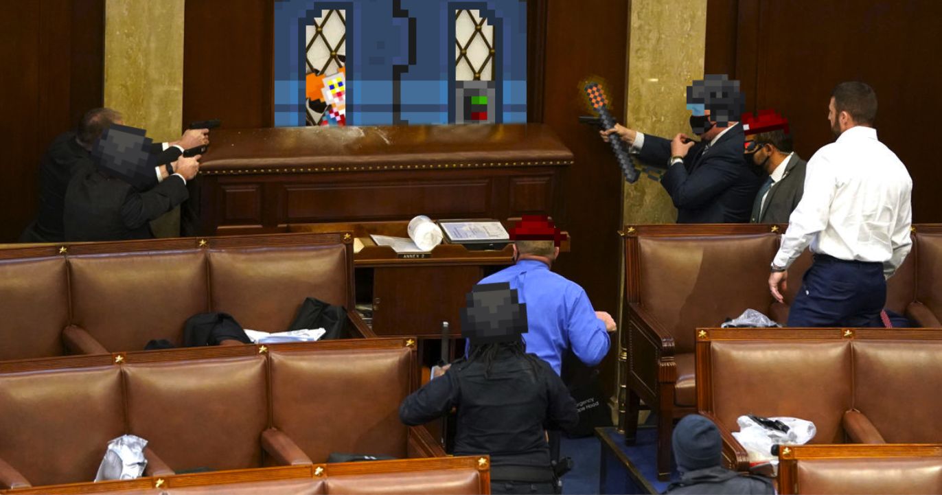 Bridge barricade during a crew revolution, circa 2521 | Scrolller