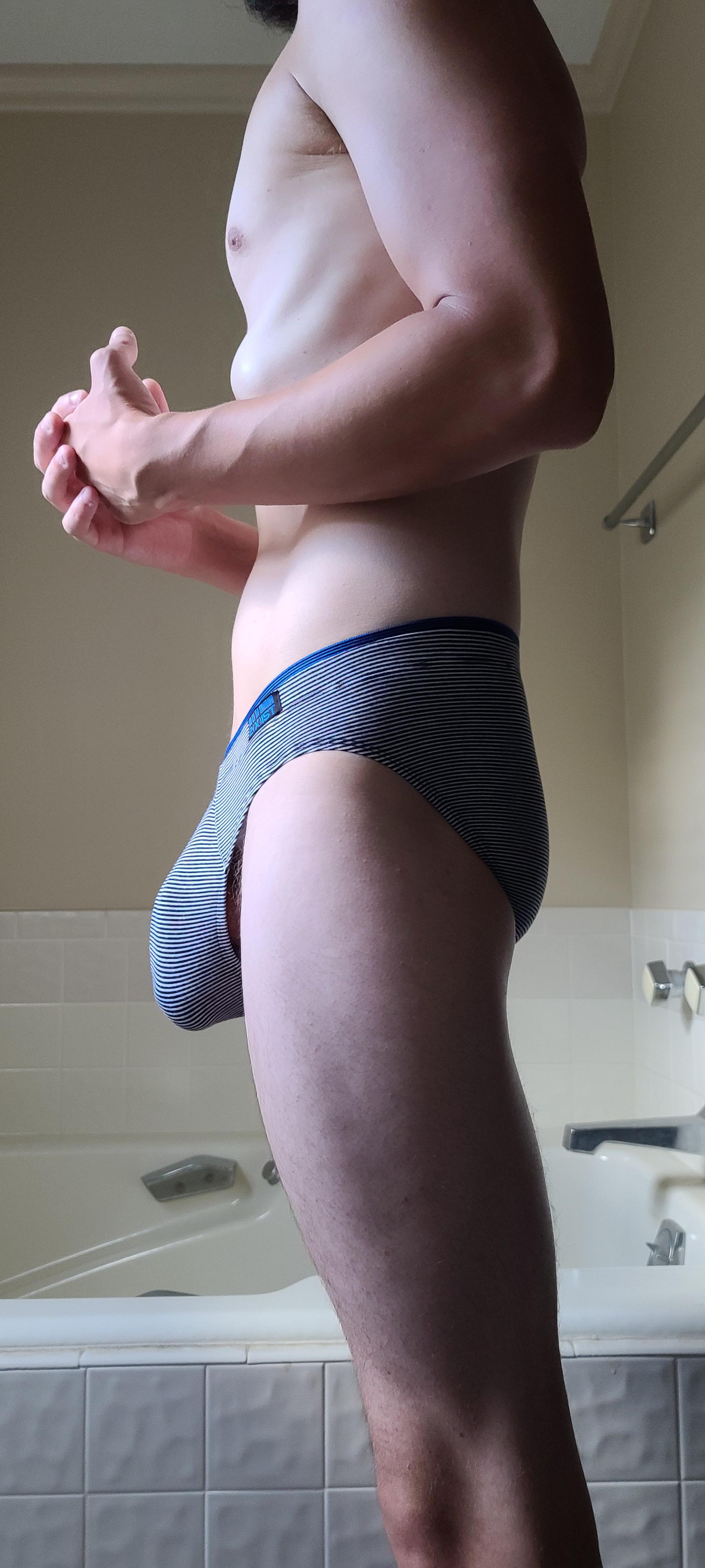 Briefs are made for bulges [M] | Scrolller