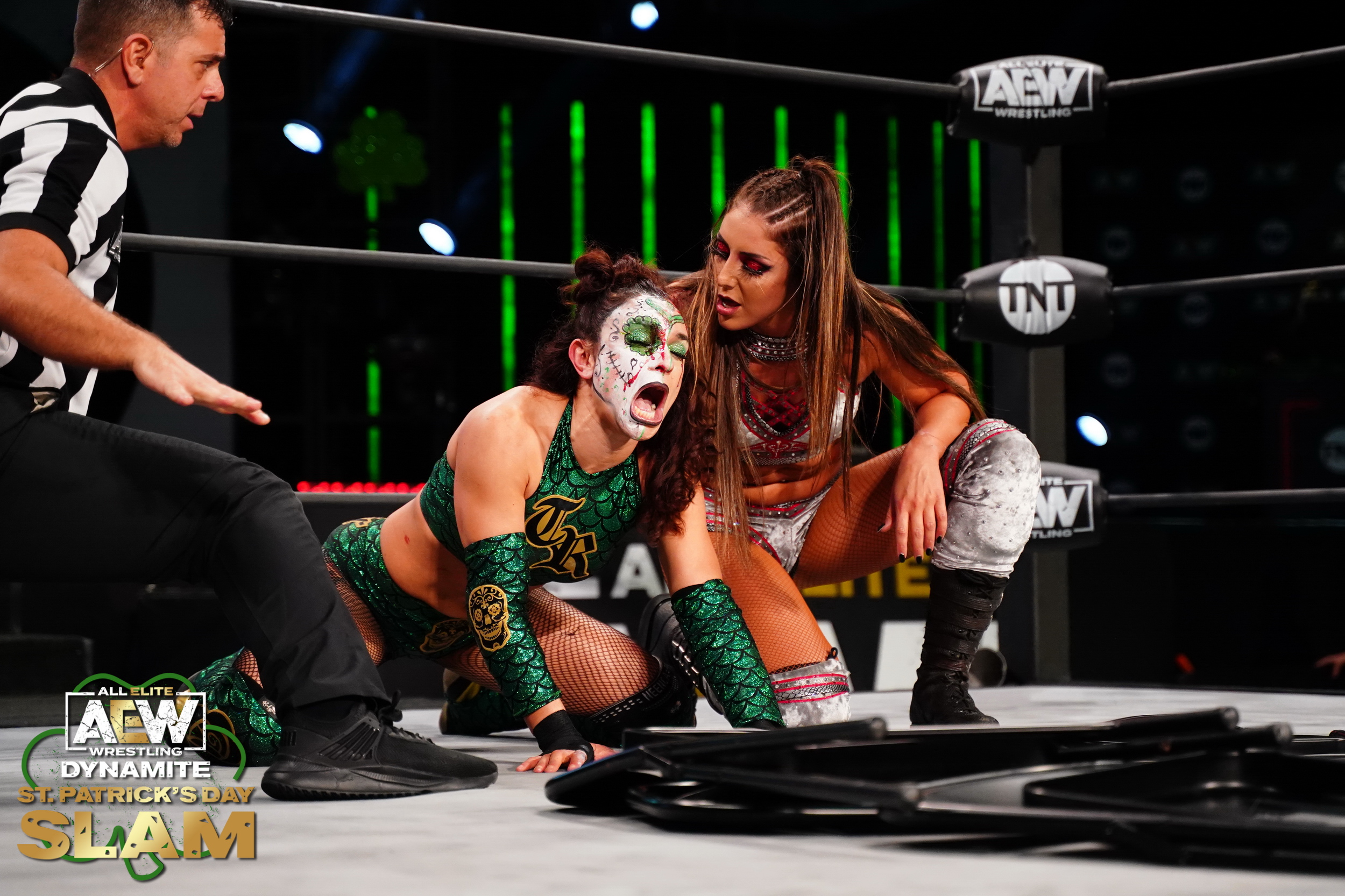 Britt Baker really enjoys pulling on Thunder Rosa's hair | Scrolller