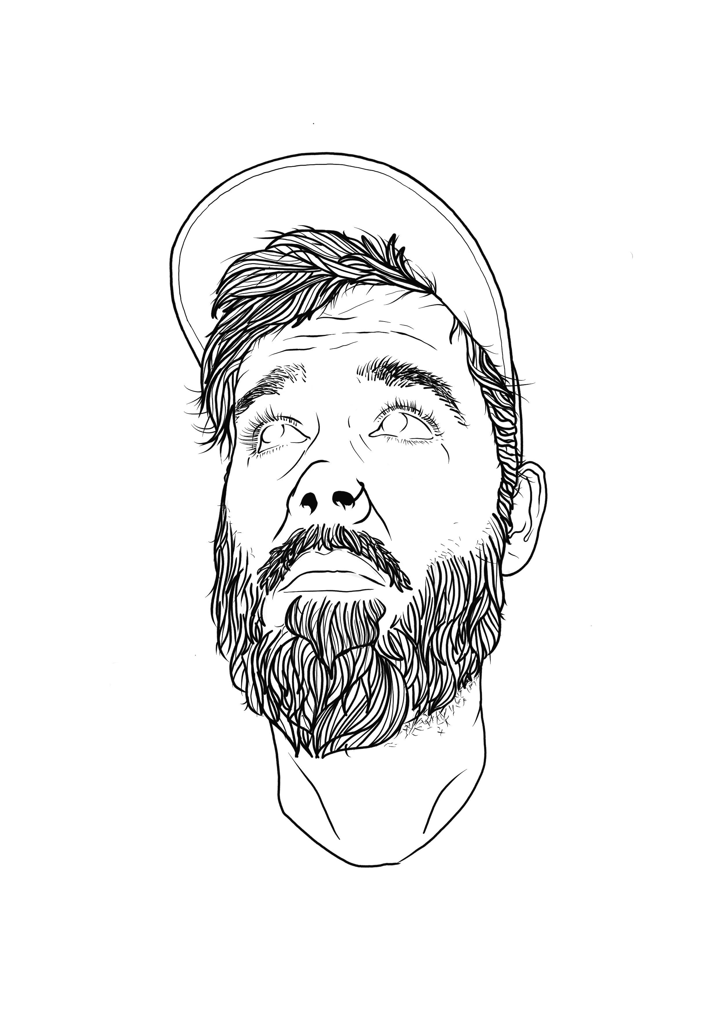 Broken man, me, digital, 2021 | Scrolller