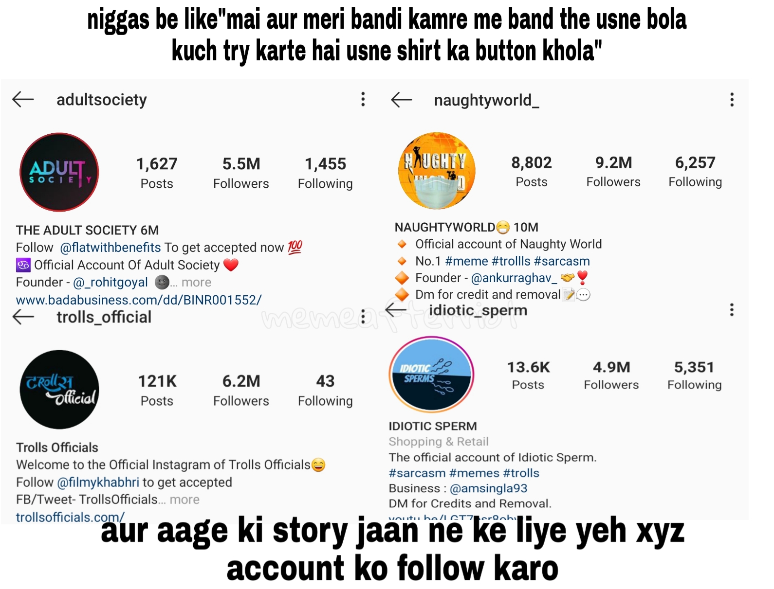 चुप होंजाओ bsdk | Scrolller