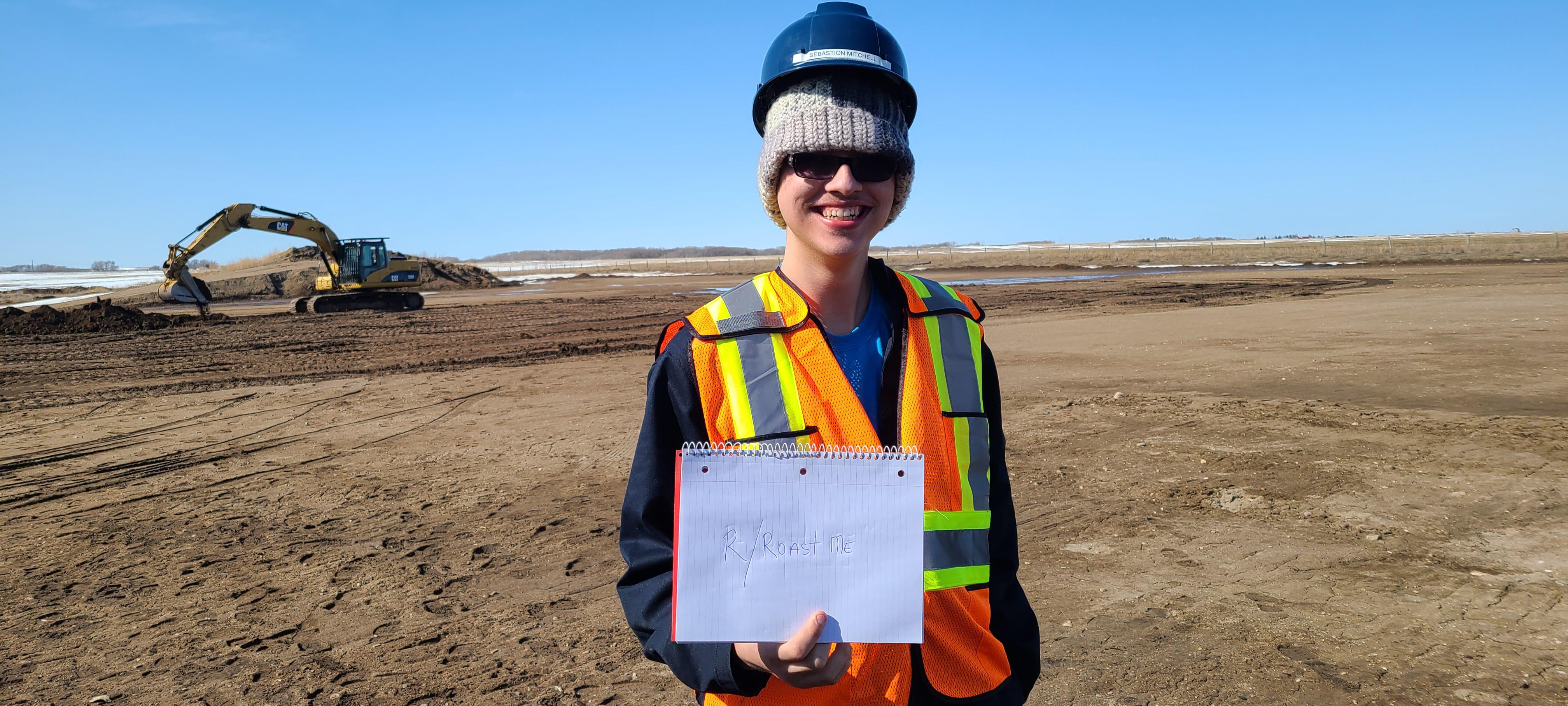 Buddy say he's invincible. Loves his job and loves his mom. Working on his equipment operator ...