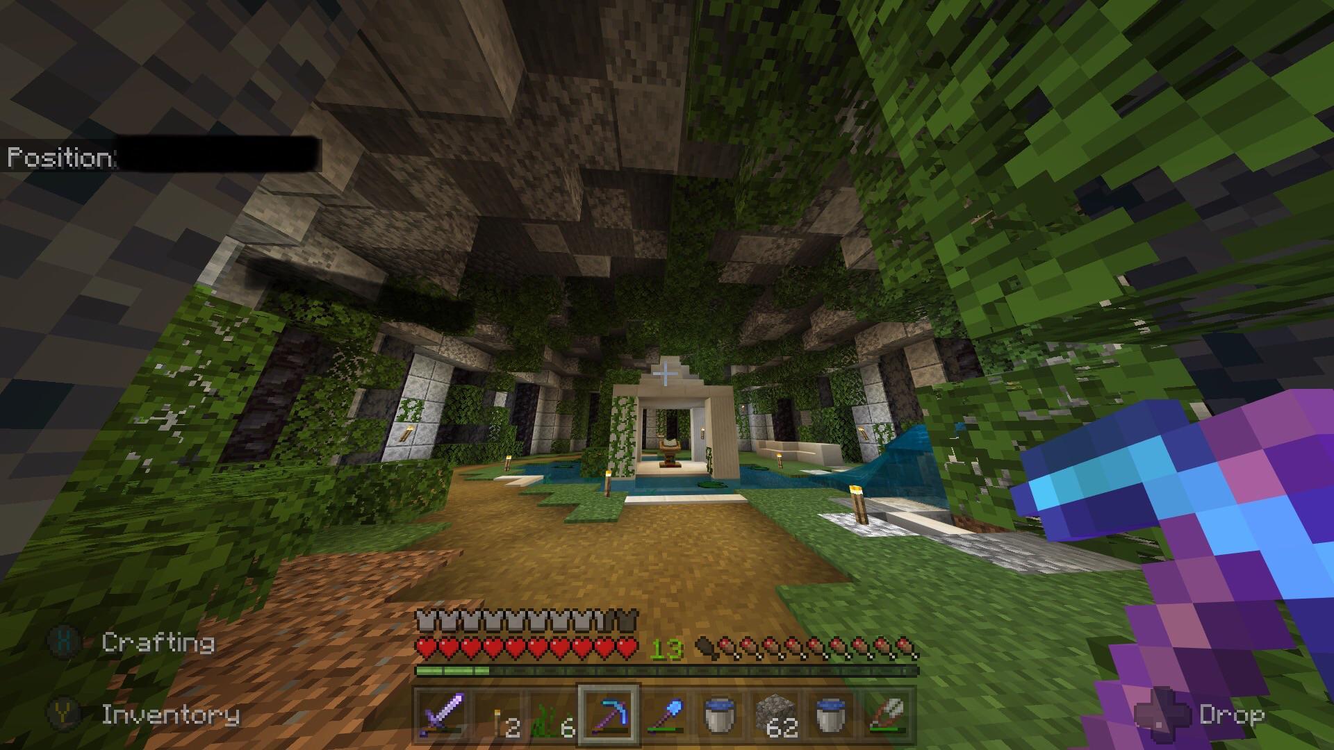 Build by my freind, u/QTflip, greek inspired cave | Scrolller