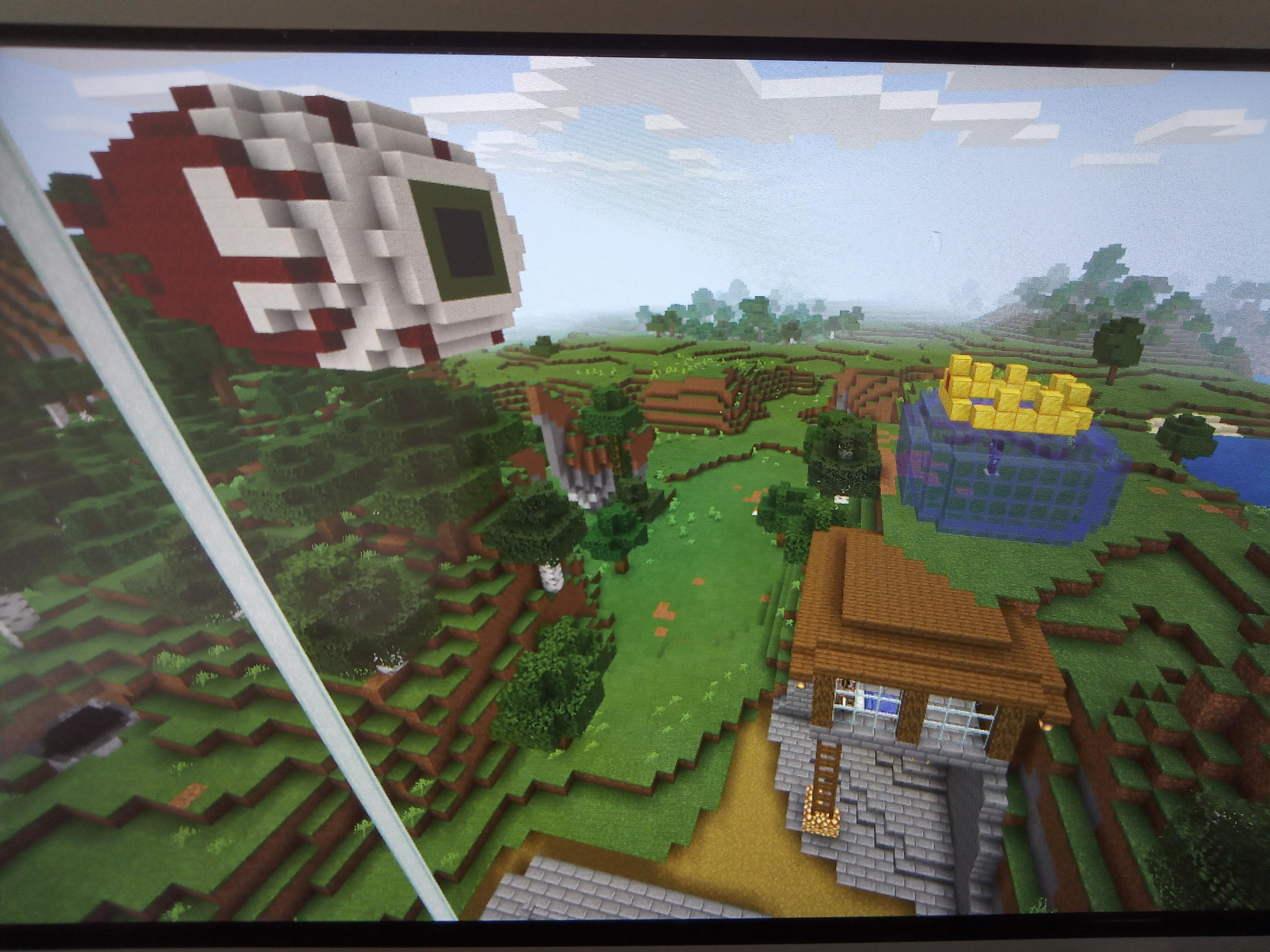 Building terraria bosses around my Minecraft creative base | Scrolller