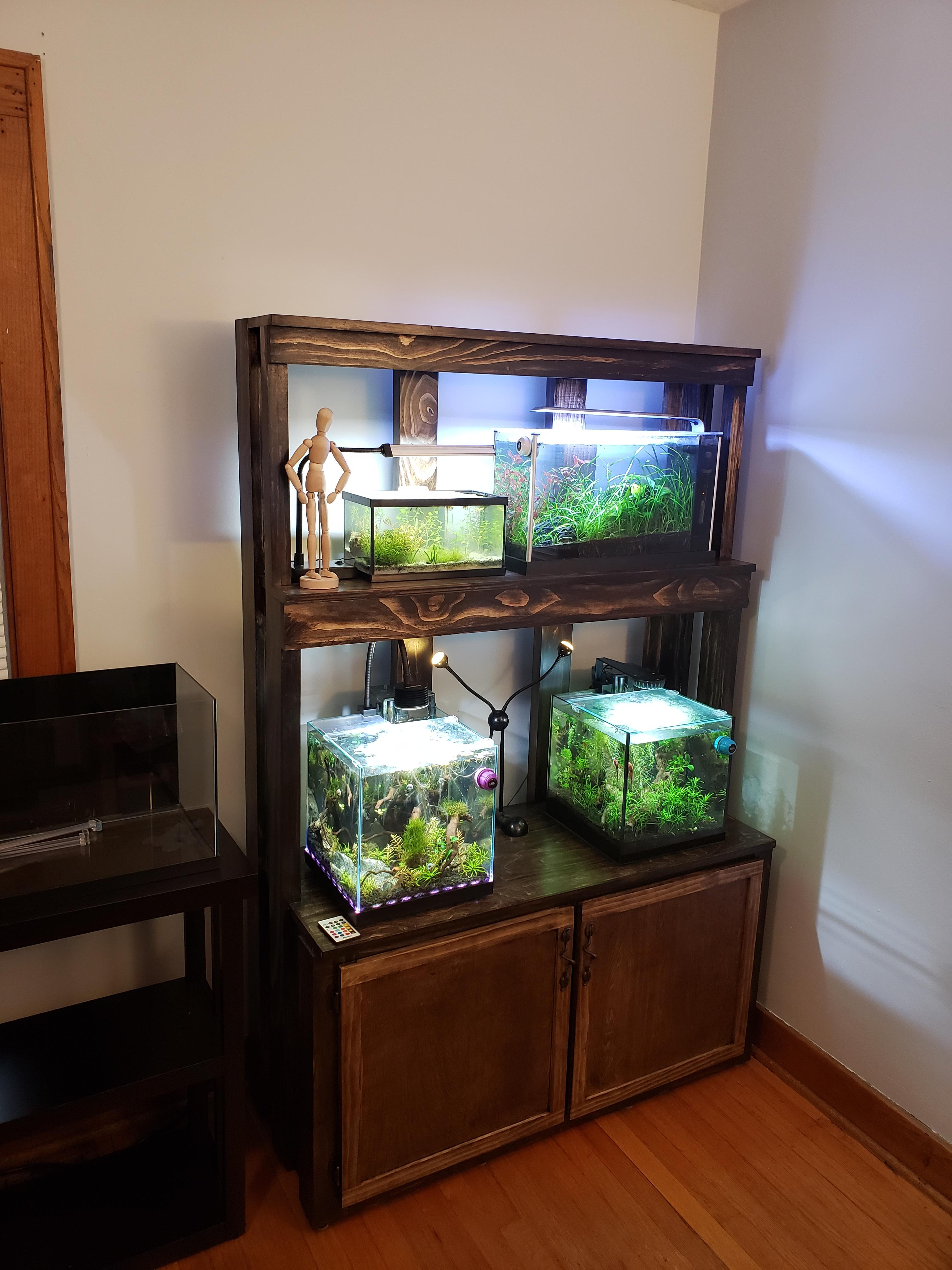 Built a new nano aquarium stand | Scrolller