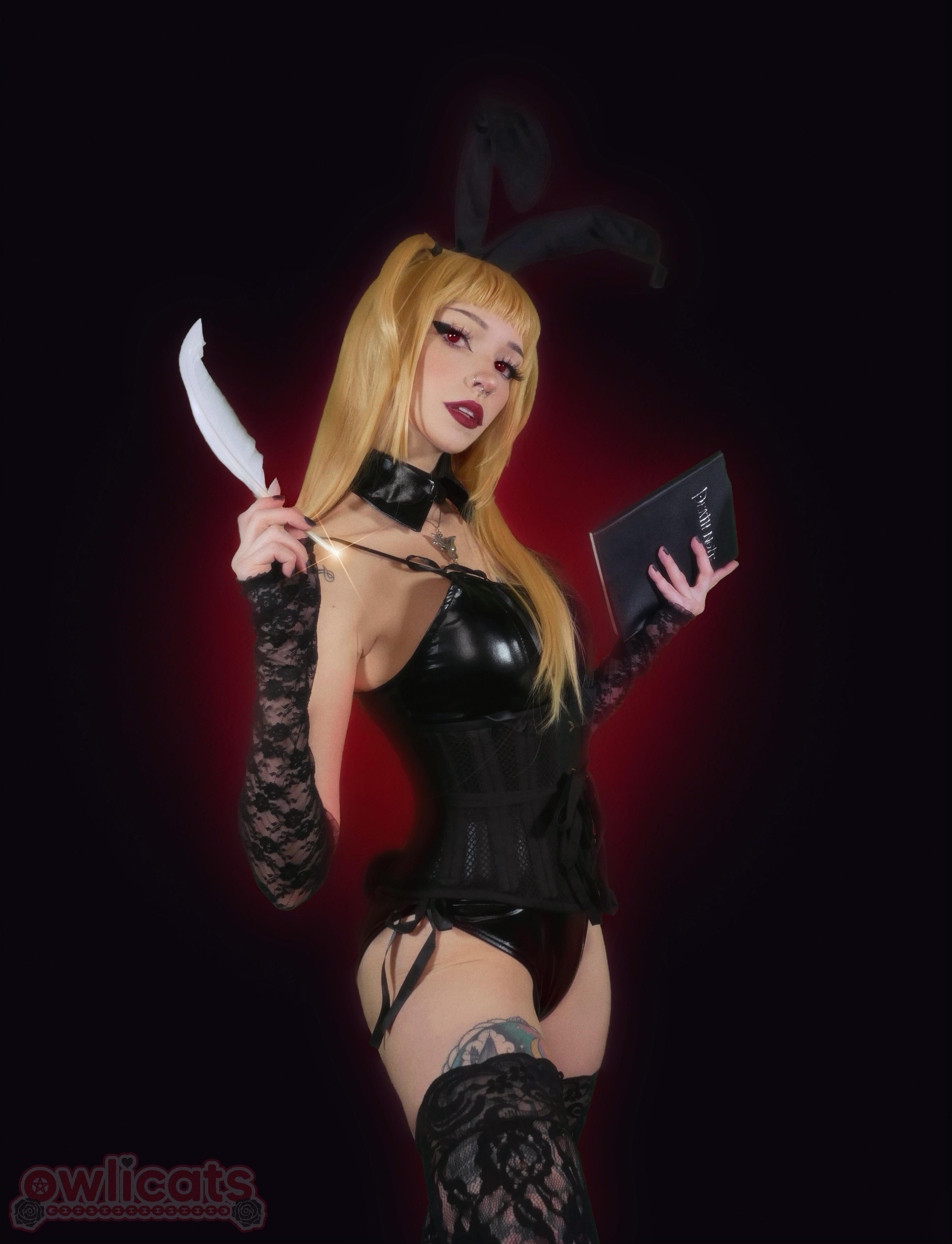 Bunny suit Misa Amane (Death Note) by owlicats | Scrolller