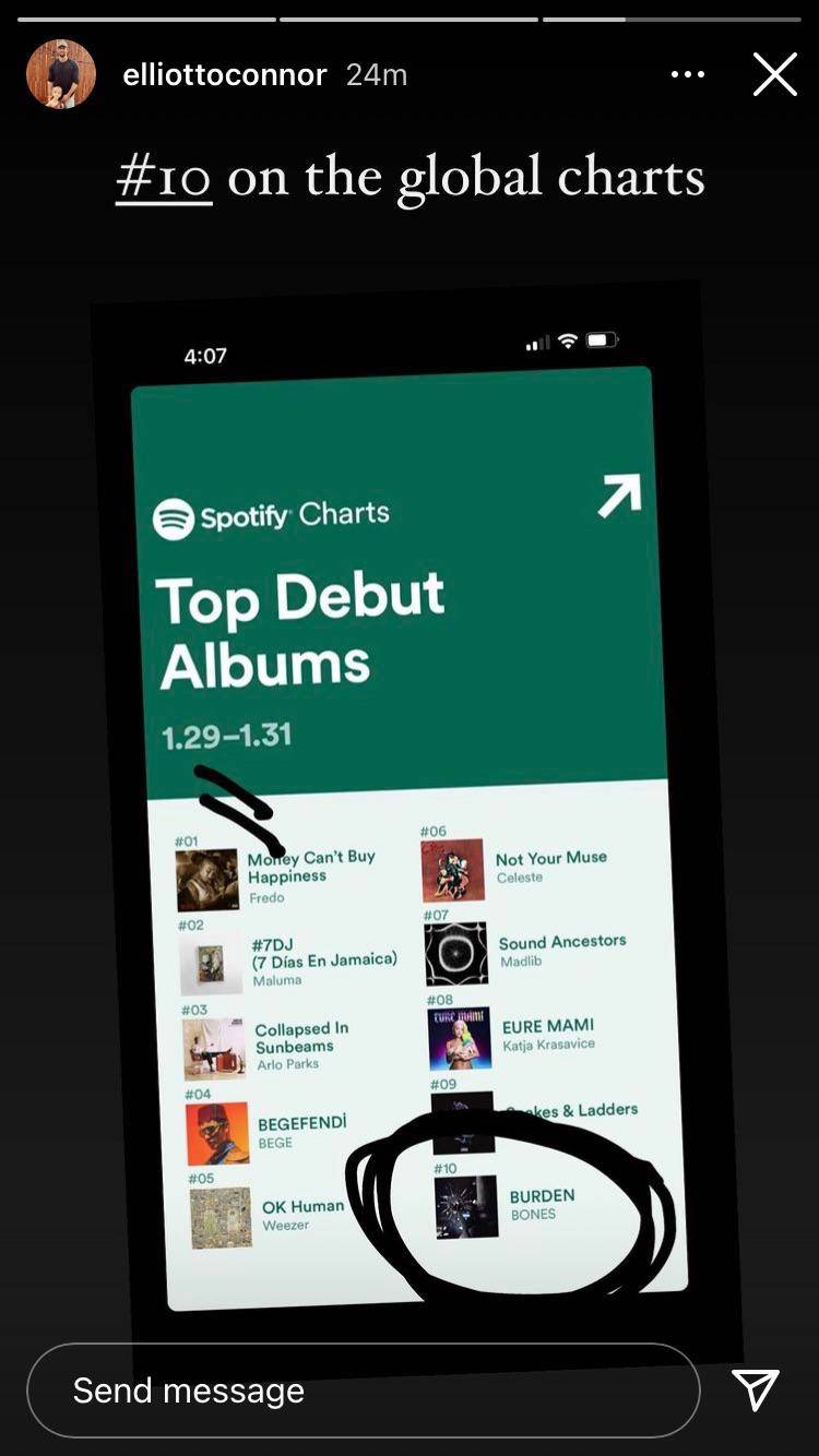 BURDEN #10 ON GLOBAL CHARTS | Scrolller