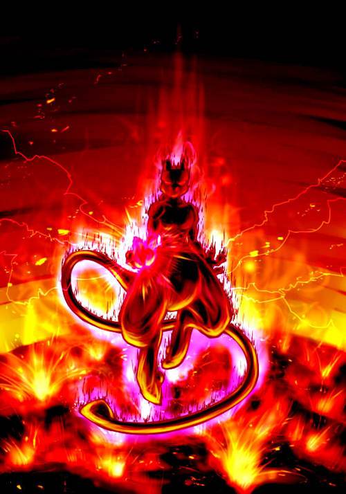 Burning Mewtwo | Scrolller