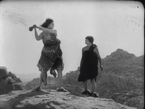 Buster Keaton as a caveman in Three Ages (1923) | Scrolller