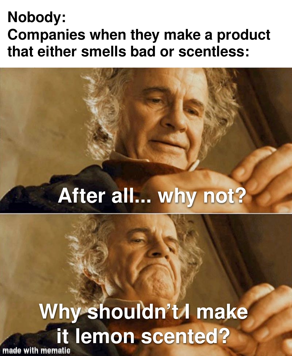 But does it really smell like lemon tho? | Scrolller