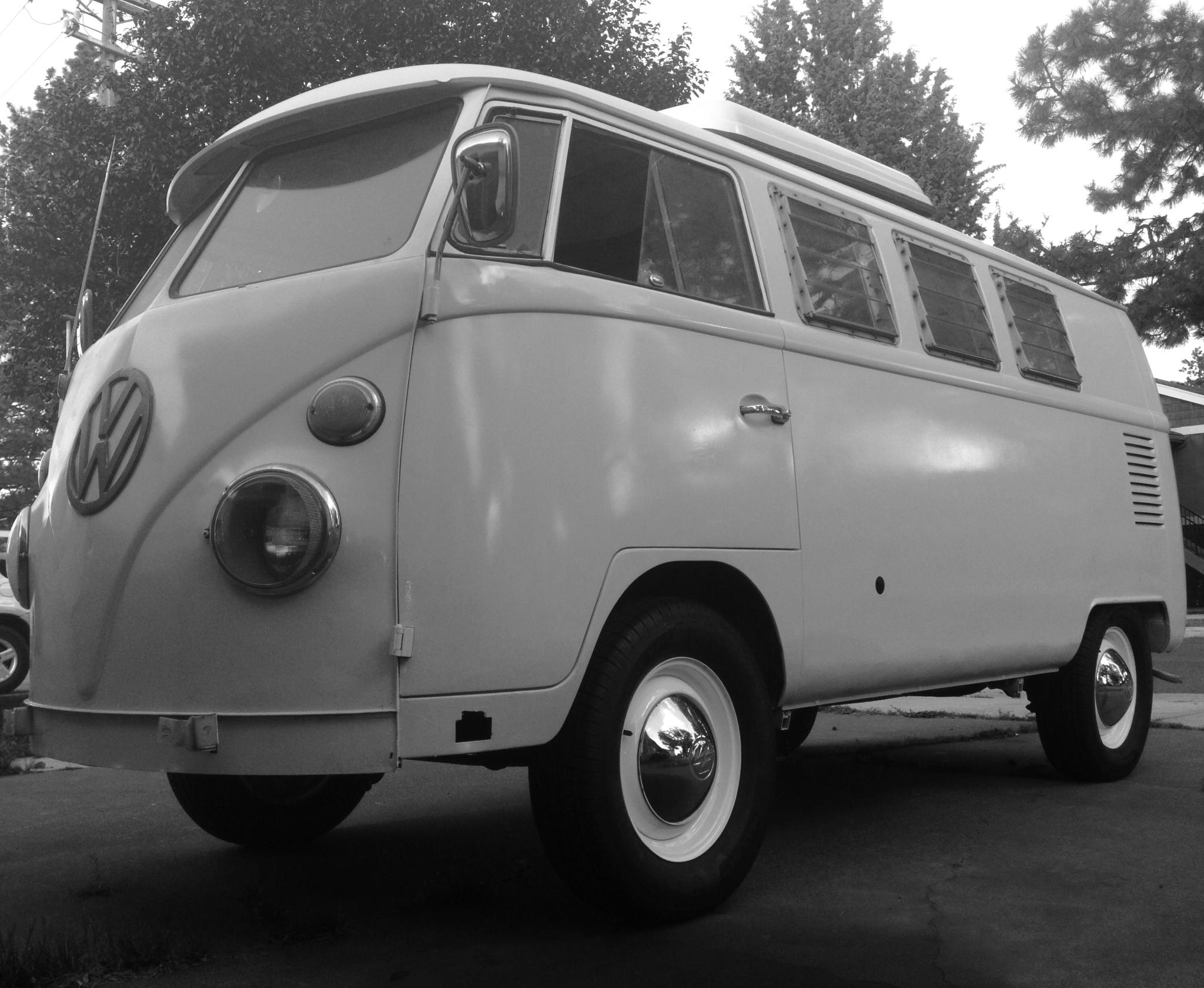 BW pic of my VW 1967 Westfalia. | Scrolller