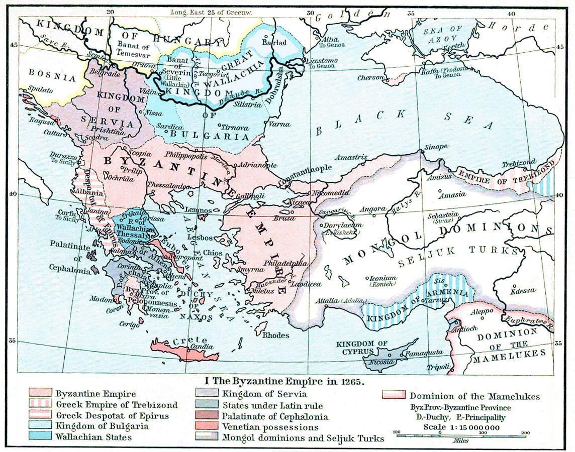 Byzantine Empire 1265 and the Mongols Seljuk Turks expansions. | Scrolller