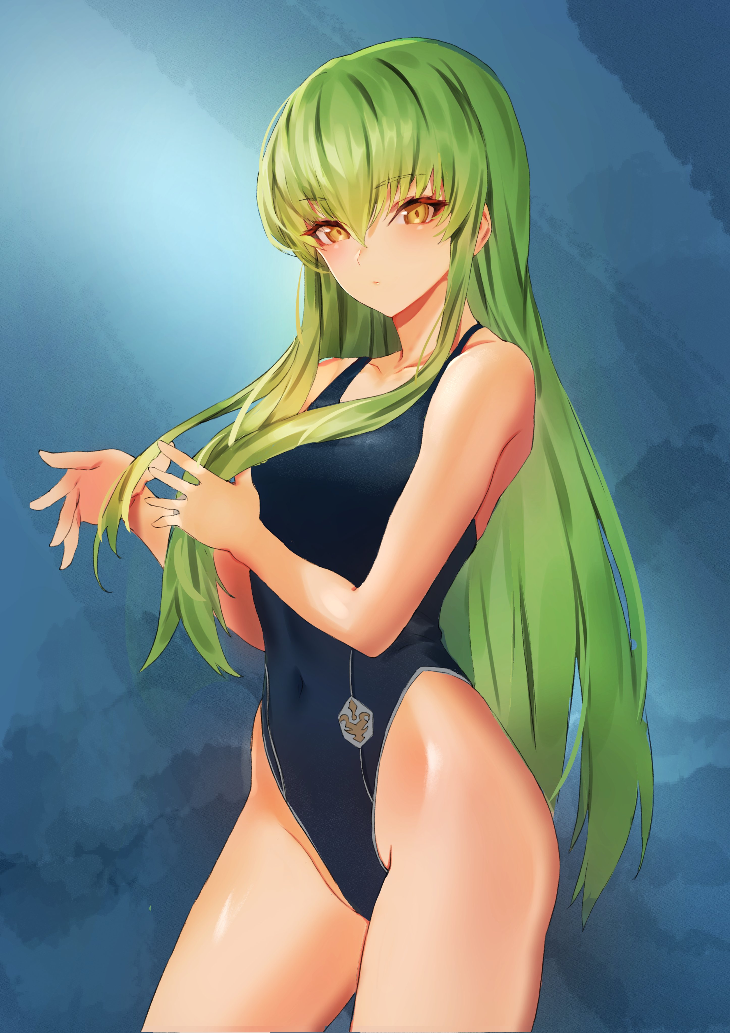 C.C. in a swimsuit (Tani Wataru) [Code Geass] | Scrolller