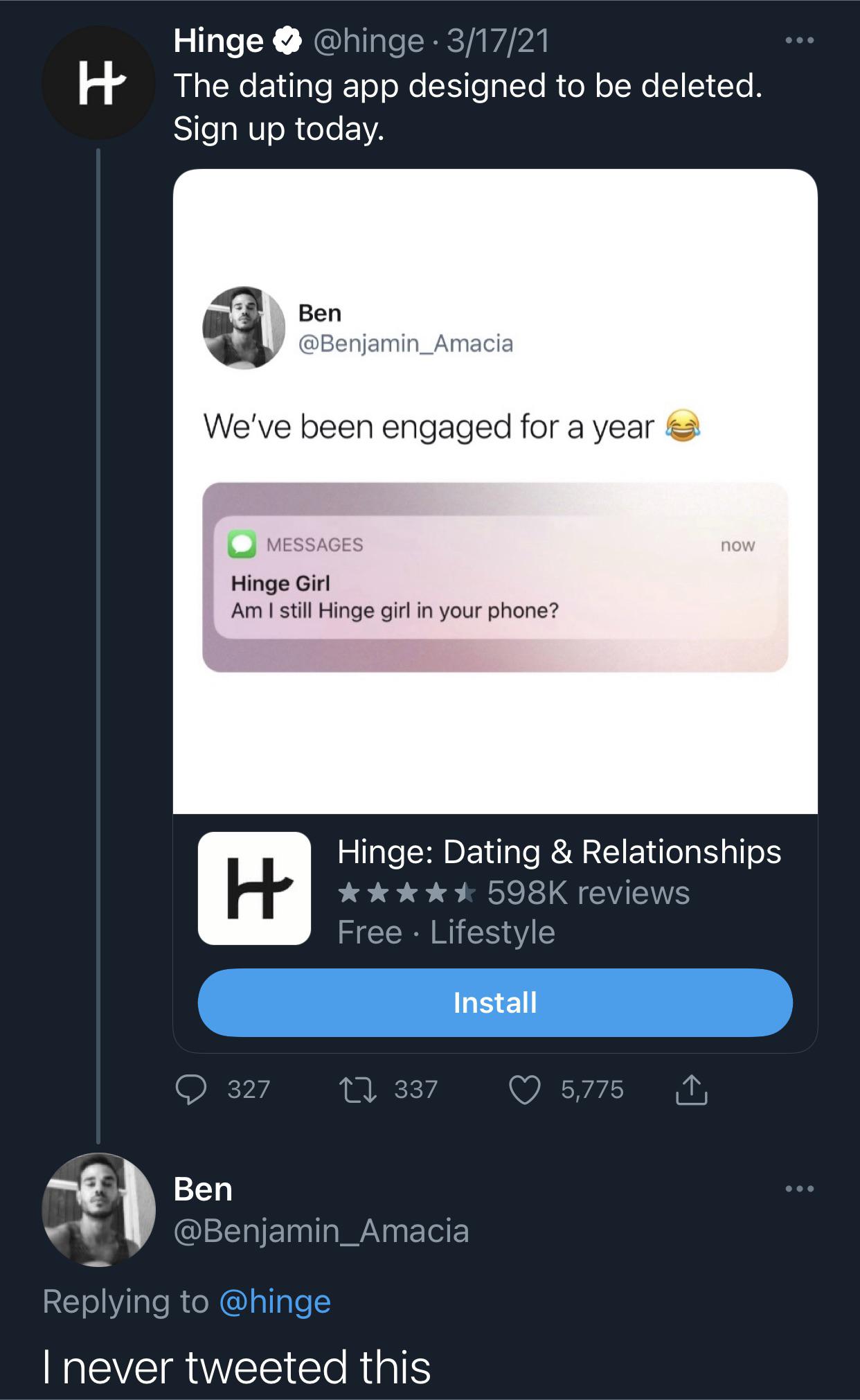 C’mon Hinge! | Scrolller