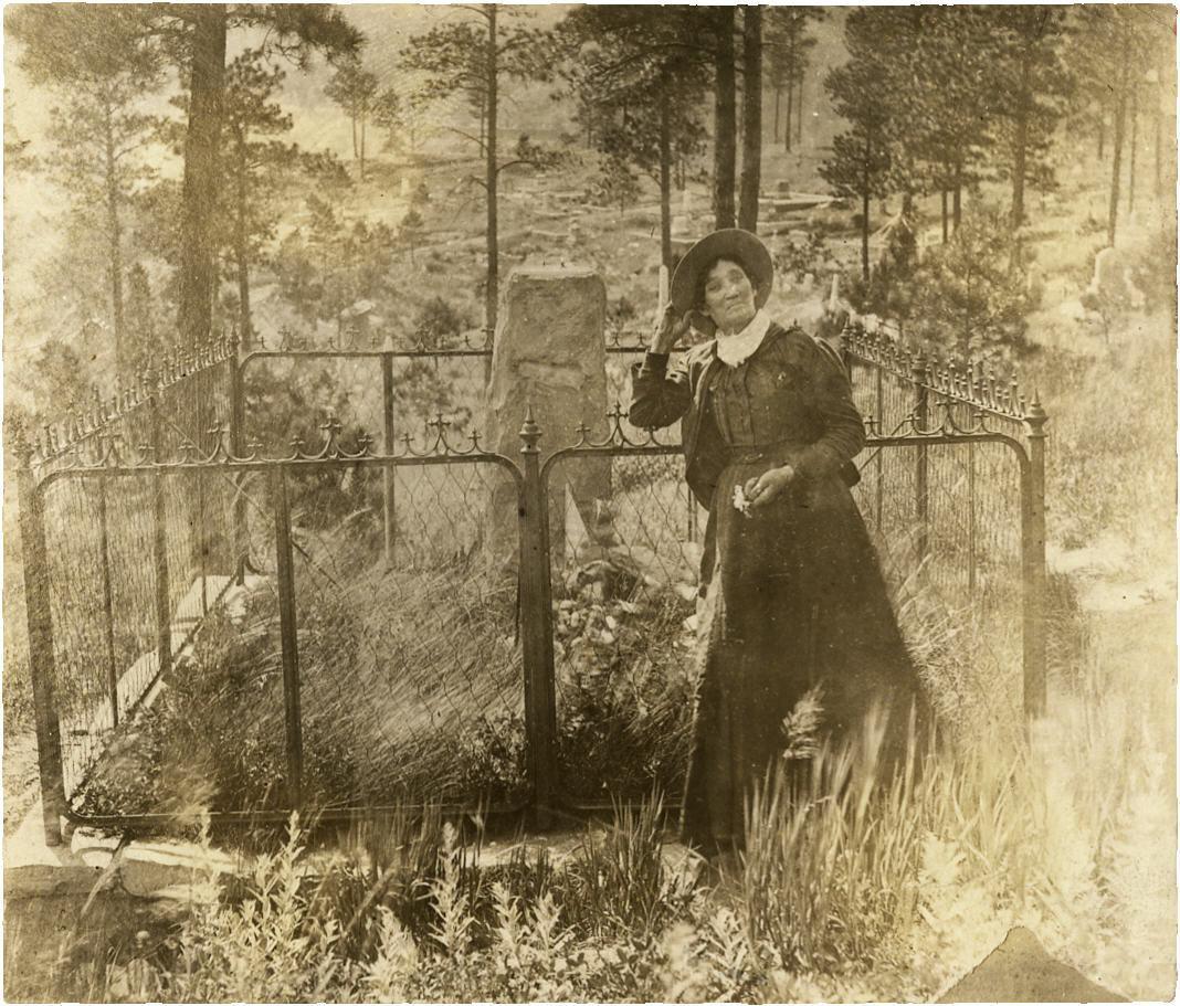 Calamity Jane at Wild Bill's Grave | Scrolller