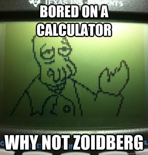 Calculator Boredom | Scrolller