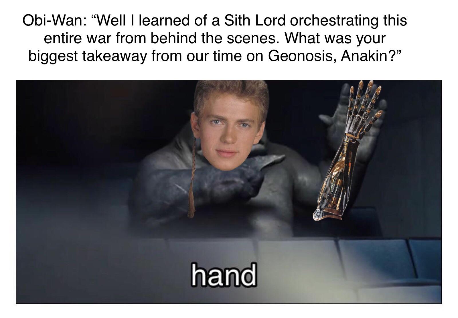 Calm down, Handakin | Scrolller