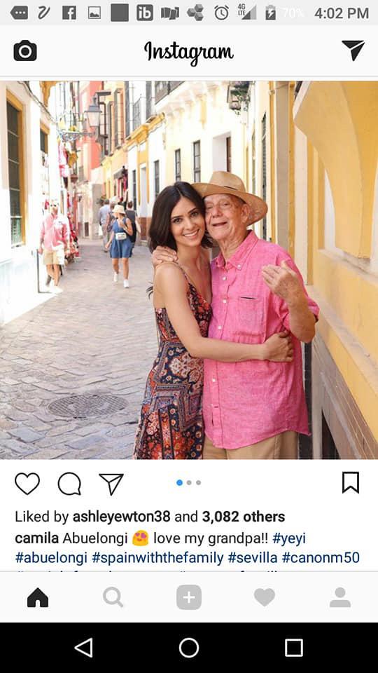 Camila and her grandpa ️ | Scrolller