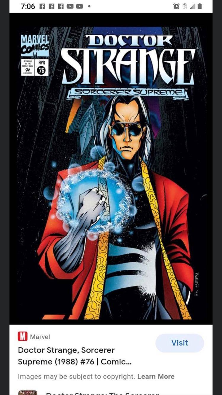 Can we take a minute and embrace the drip of 90s Dr Strange | Scrolller